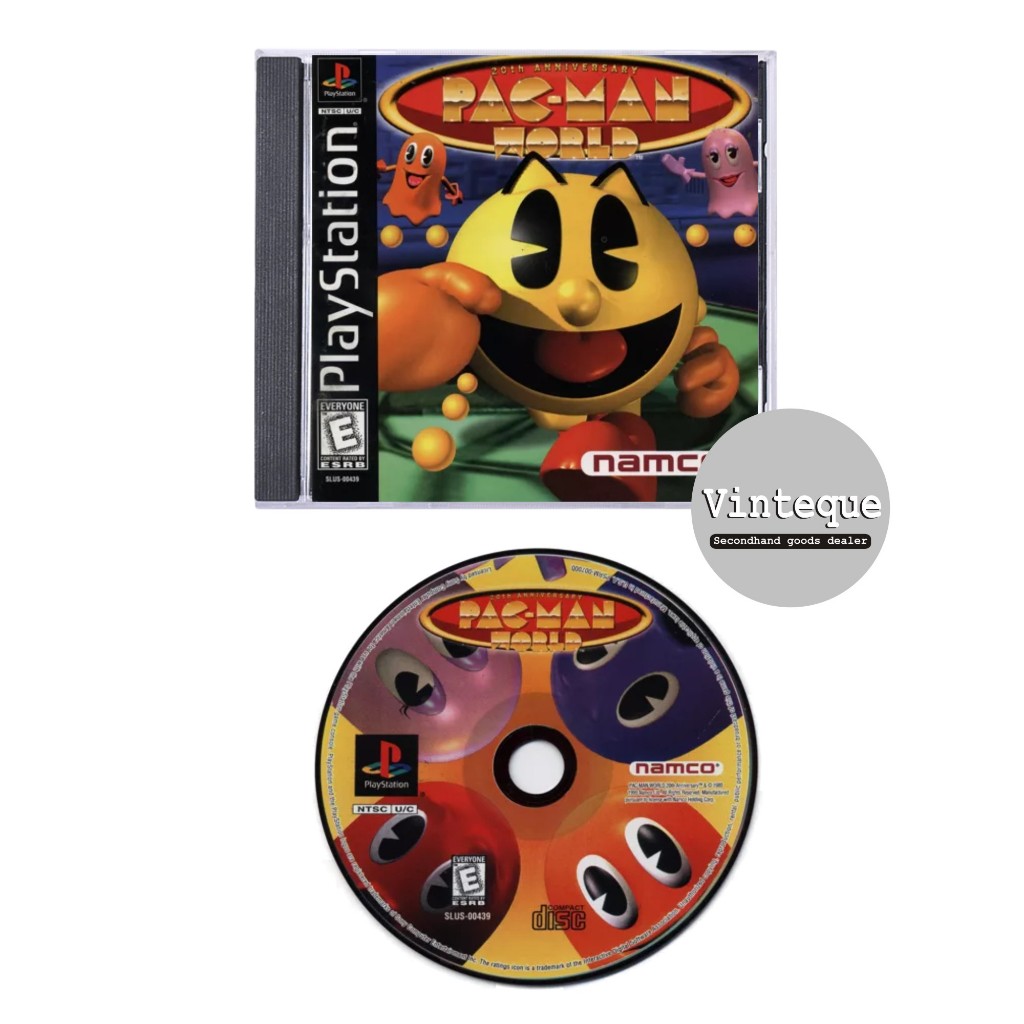 Jual Kaset CD PS1 Playstation 1 Original Pabrik Pac-Man World | Shopee Indonesia