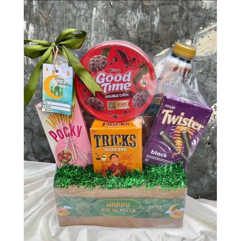 Jual BEIN'S-PARCEL LEBARAN 2024 ELITE SNACK DAN MINUMAN PLUS TATAKAN ...