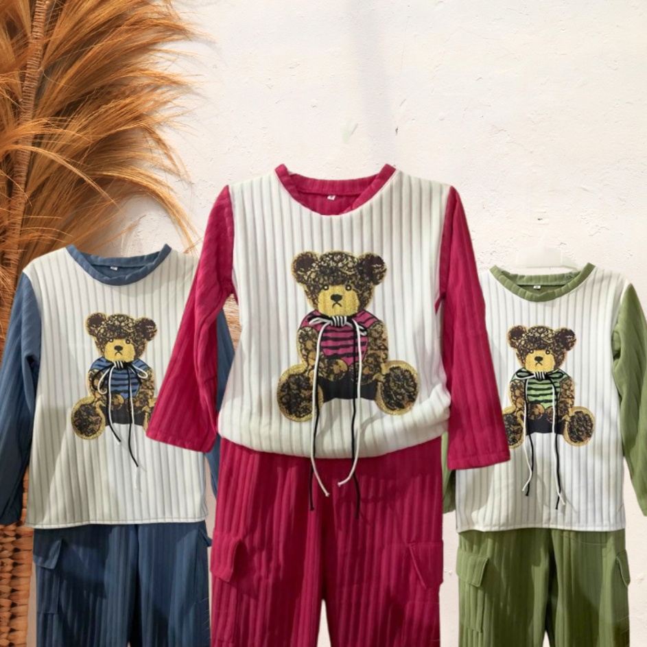 Jual Elegant Baju Anak Cargo Set Baju Dan Celana Cargo Hornet Dtf ...