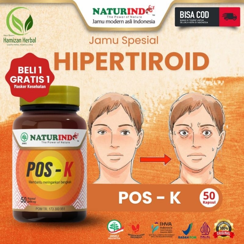 Jual POS K Obat Hipertiroid Benjolan Dileher Gondok Kelenjar Tiroid ...