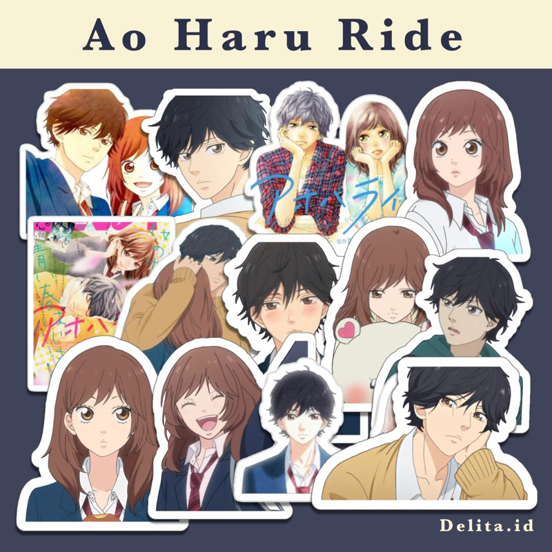 Jual Sticker Anime Ao Haru Ride Blue Spring ride Kou mabuchi futaba ...