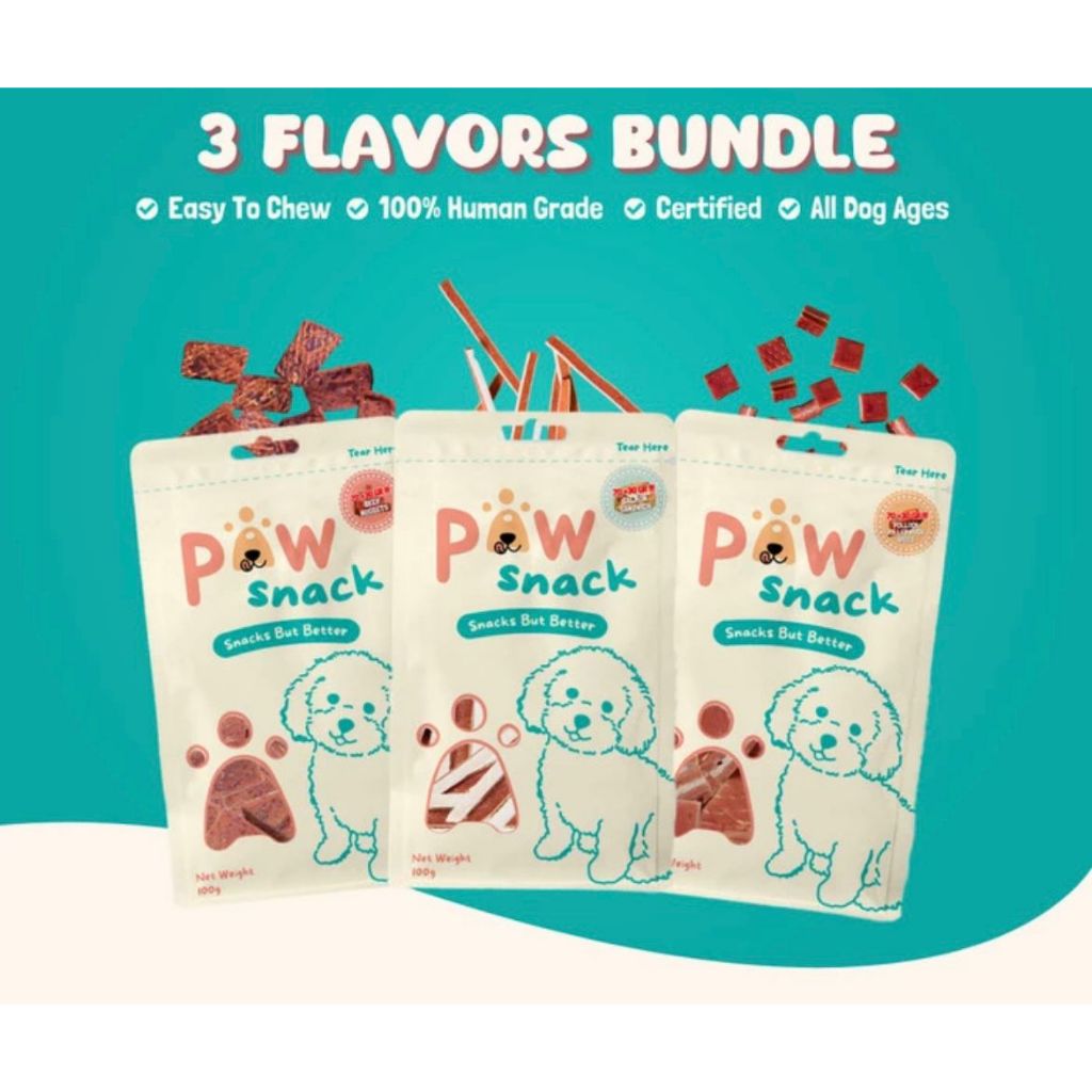 Jual PawSnack cemilan snack anjing dog snack all variant | Shopee Indonesia