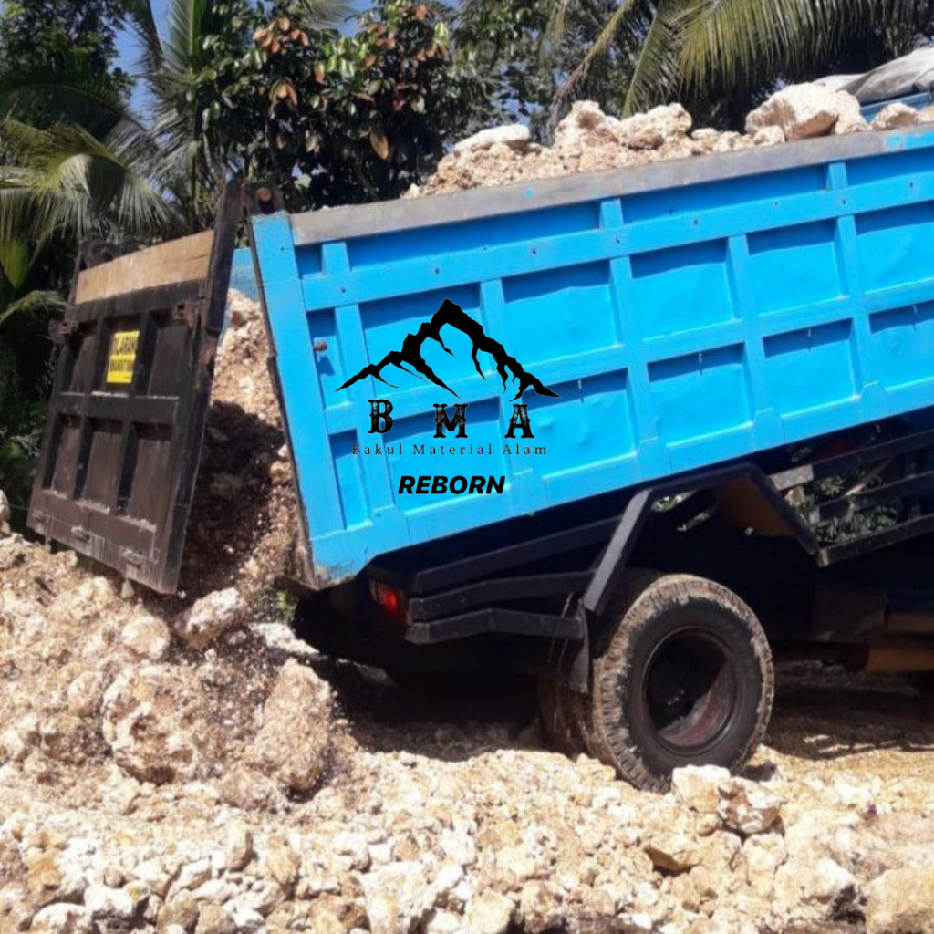 Jual Batu Limestone Batu Kapur Batu Gamping Bahan Bangunan Satu Truk ...