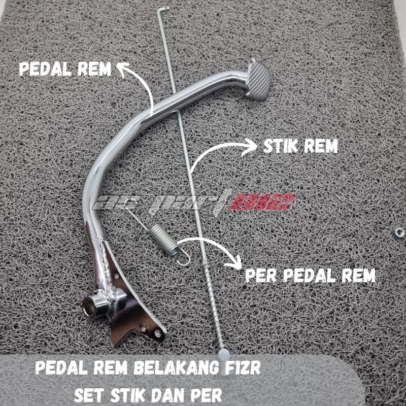 Jual PEDAL REM BELAKANG F1ZR FIZR FORCE1 SET STIK REM DAN PER LOKAL ...
