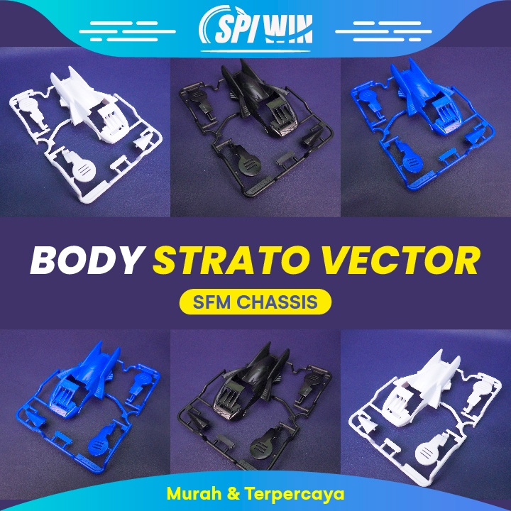 Jual Body Tamiya SFM Super FM Strato Vector REP | Shopee Indonesia