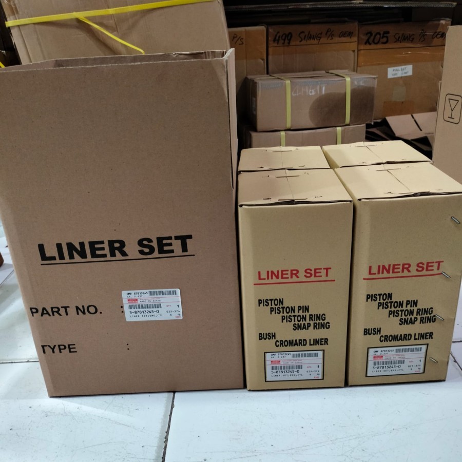 Jual LINER KIT SET RING PISTON ISUZU PANTHER 2.3 C223 ORIGINAL JAPAN ...