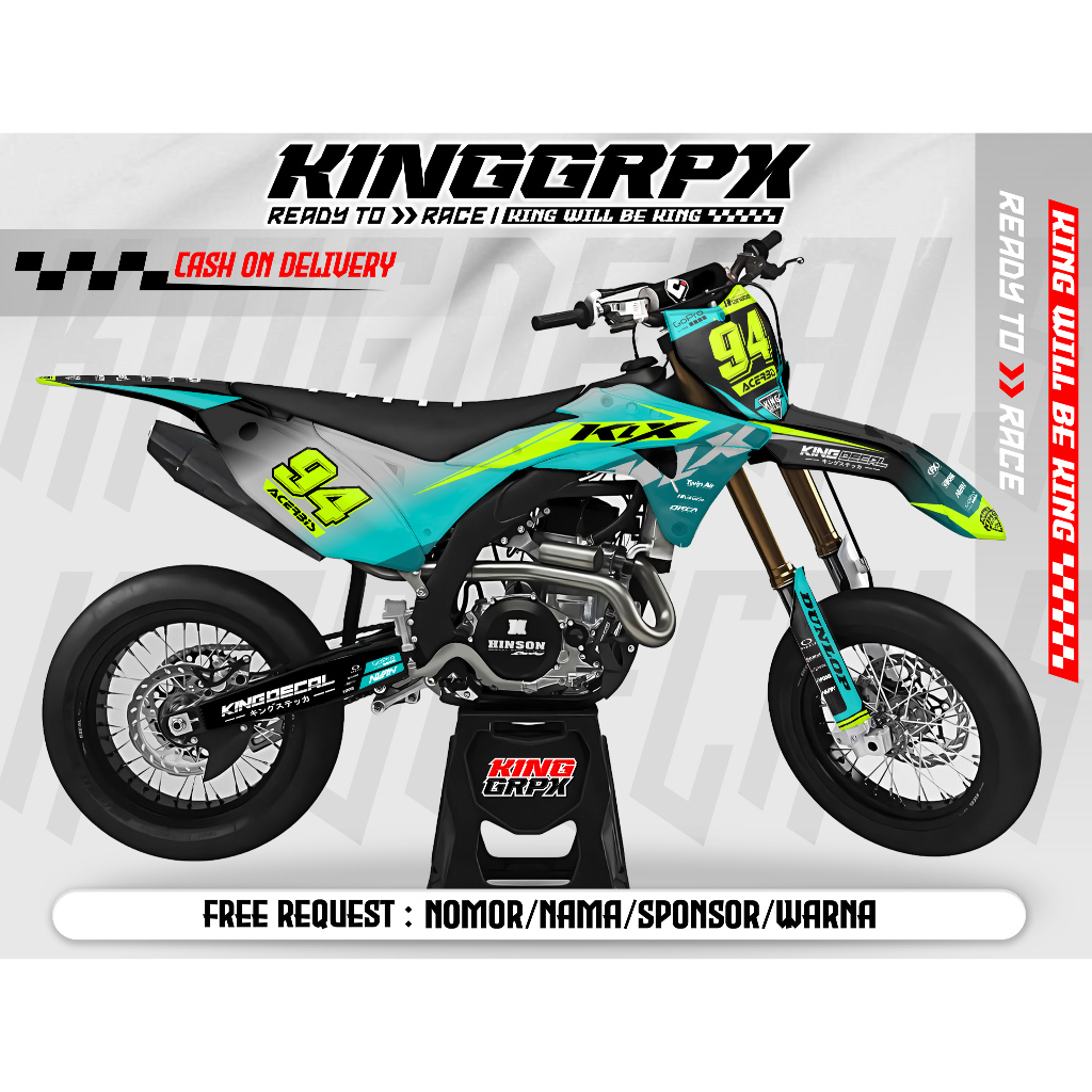 Jual DECAL STICKER KLX GORDON FULL BODY /DECAL GORDON /DECAL STIKER ...