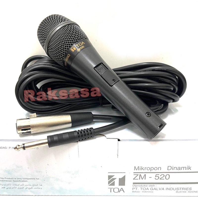 Jual Mic Kabel TOA ZM 520 320 300 270 260 Original Toa zm 520 zm520 | Shopee Indonesia