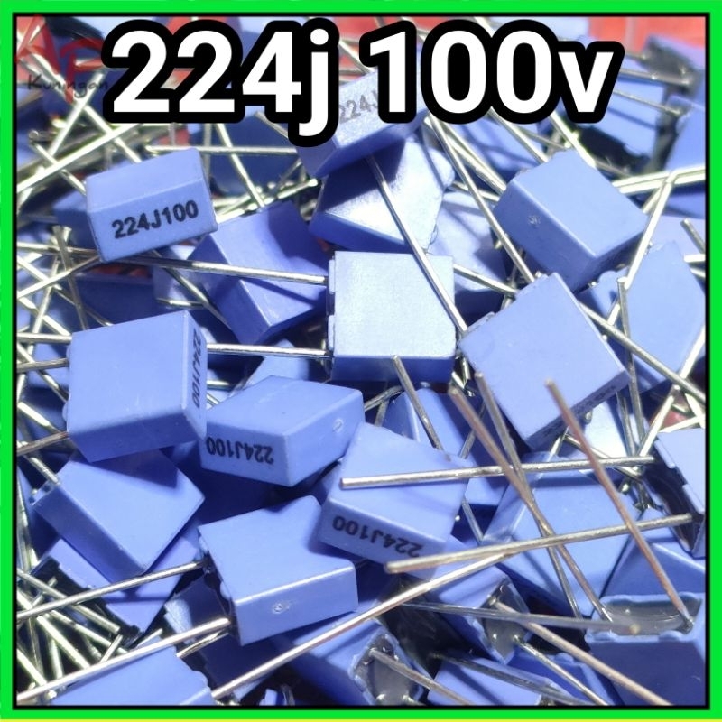 Jual capacitor mkm kapasitor 220n 224j 224 kualias bagus | Shopee Indonesia