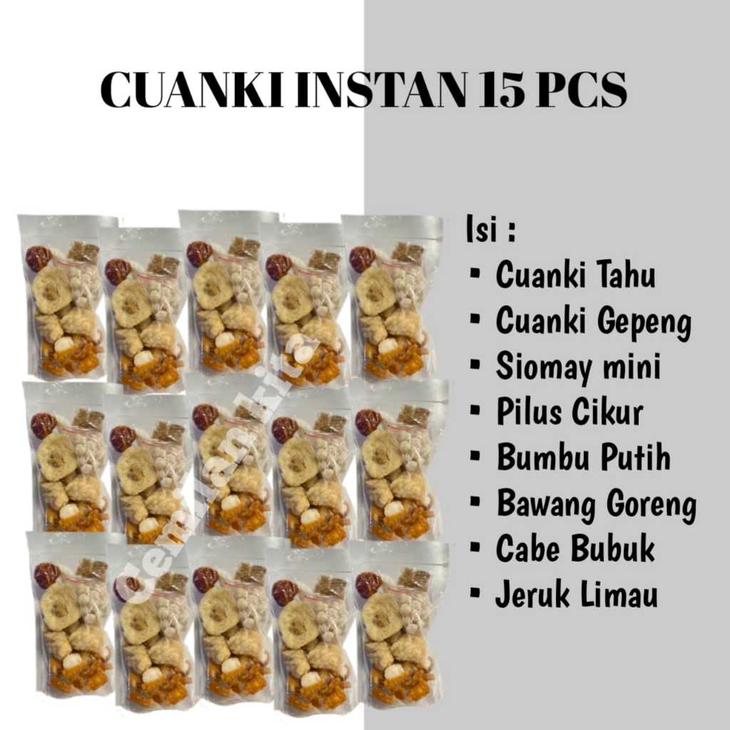 Jual CUANKI INSTAN 15PCS | Shopee Indonesia