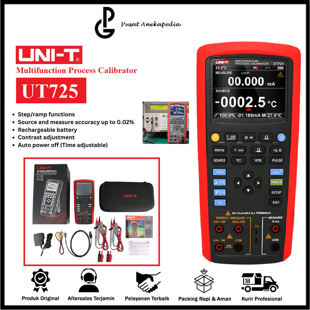 Jual UNI-T UT725 MultiFunction Loop Process Calibrator DC - Multifunction Process Calibrator ...