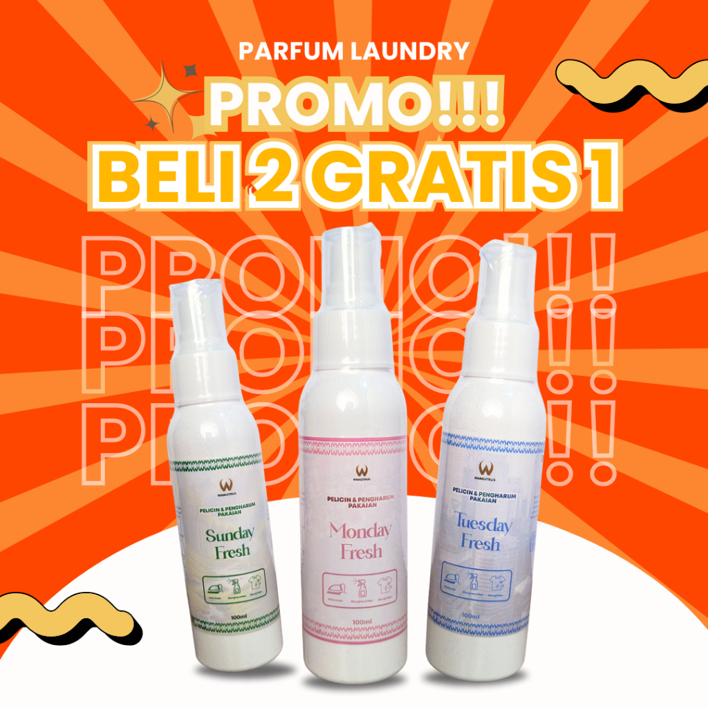 Jual (COD) PROMO BELI 2 GRATIS 1 PARFUM LAUNDRY PREMIUM PEWANGI PAKAIAN ...