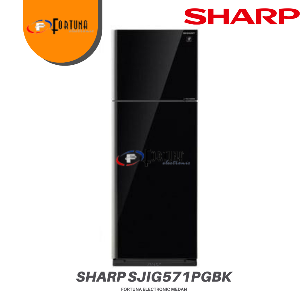 Jual KULKAS SHARP 2 PINTU SJ-IG571PGBK J-TECH INVERTER 500 L ...