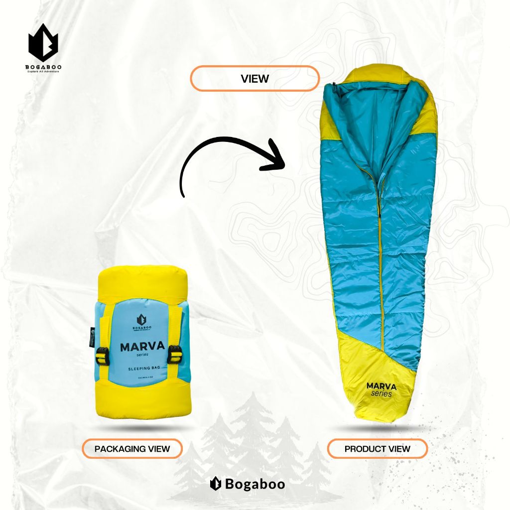 Jual BOGABOO Sleeping bag Synthetic down Seri MARVA Model Mummy WP ...