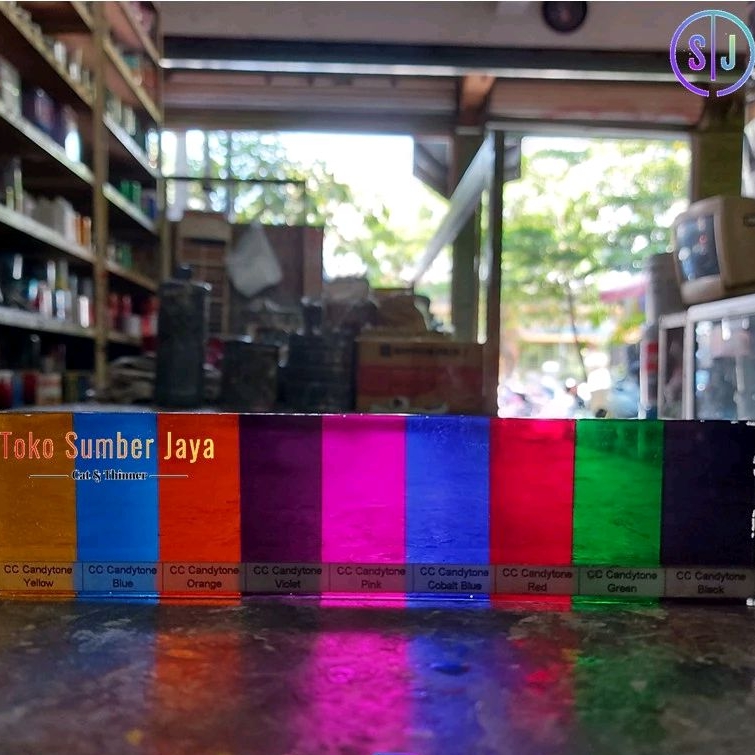 Jual Crystal Coat Candytone Cat Kaca 1 Set | Shopee Indonesia