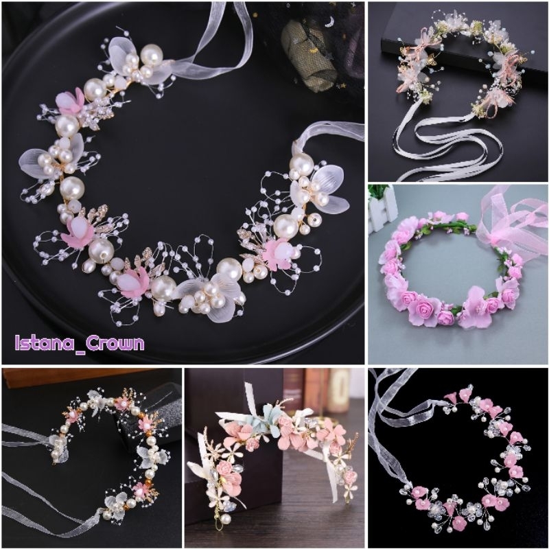 Jual Headpiece Pink Edition - Headpiece Hiasan Hijab / Kepala Elegan ...