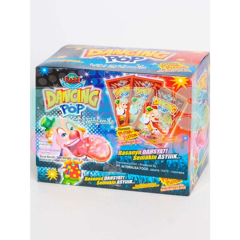 Jual PERMEN DANCING POP PLETOK 1 BOX ISI 40 PCS | Shopee Indonesia
