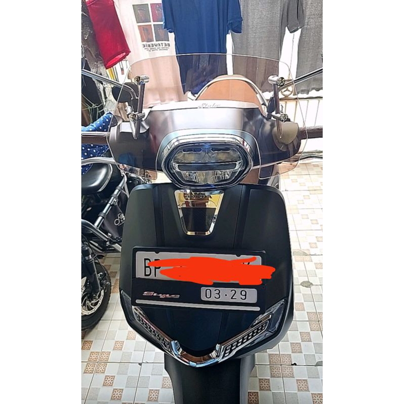 Jual Pelindung Angin / Windshield Honda Stylo 160 Aksesoris Flyscreen ...