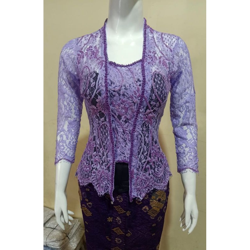 Jual new arrival kebaya Payet full brokat katun | Shopee Indonesia
