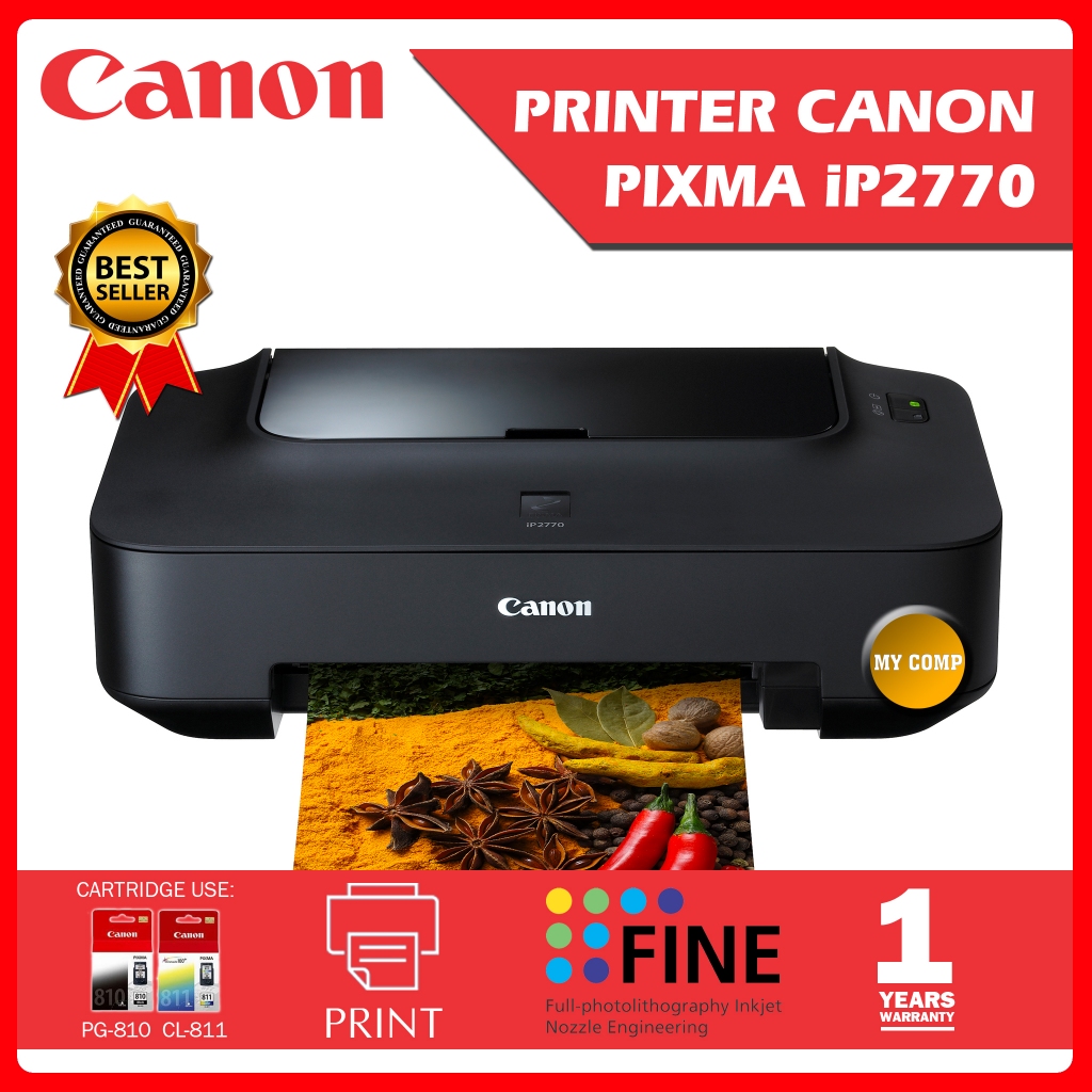 Jual Printer Canon Pixma iP2770 + Infus 100ml | Shopee Indonesia
