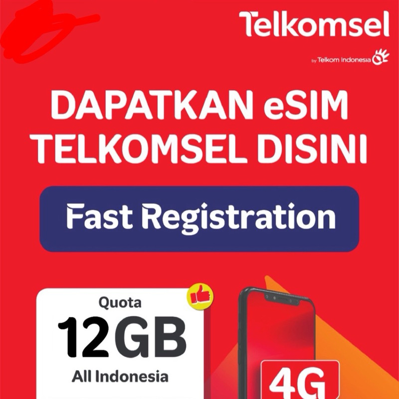 Jual ESIM TELKOMSEL 18GB ESIM RESMI | Shopee Indonesia