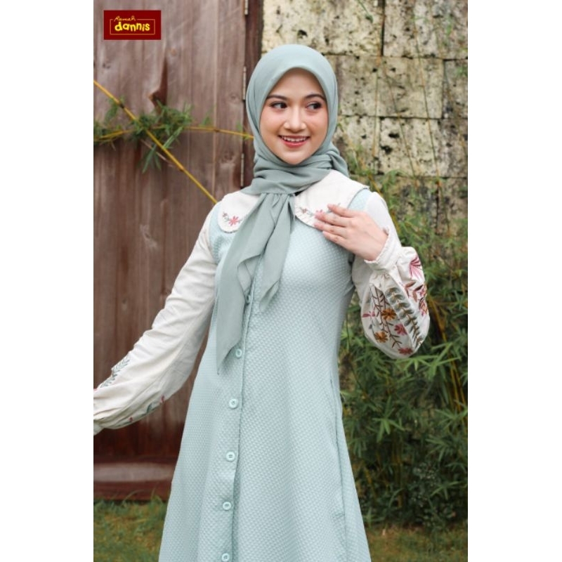 Jual Gamis / Abaya dannis A231208 By Dannis | Shopee Indonesia
