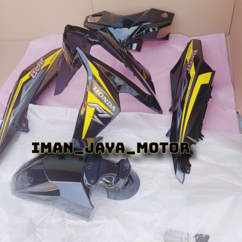 Jual Full bodi halus beat fi 2014 stater kasar full hitam berstriping ...