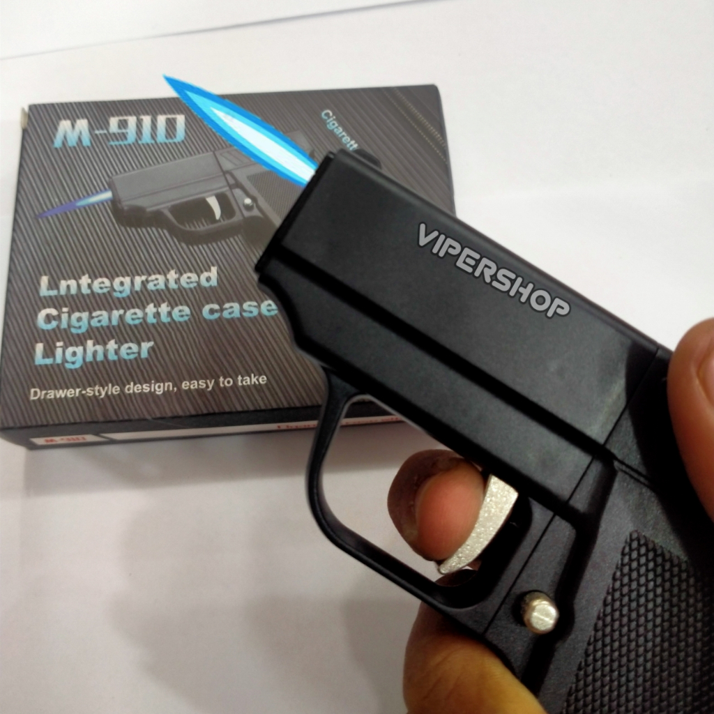 Jual Korek Api Gas Las Kotak UDUD Model Pistol Classic Mancis Unik M ...