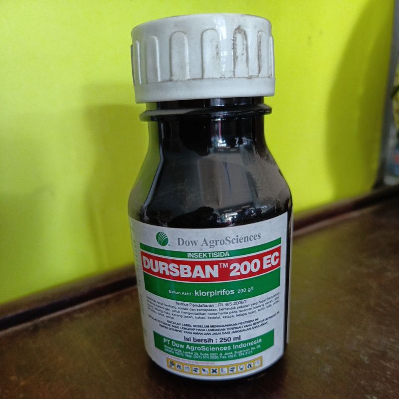 Jual Dursban 200 ec insektisida 250 ml | Shopee Indonesia