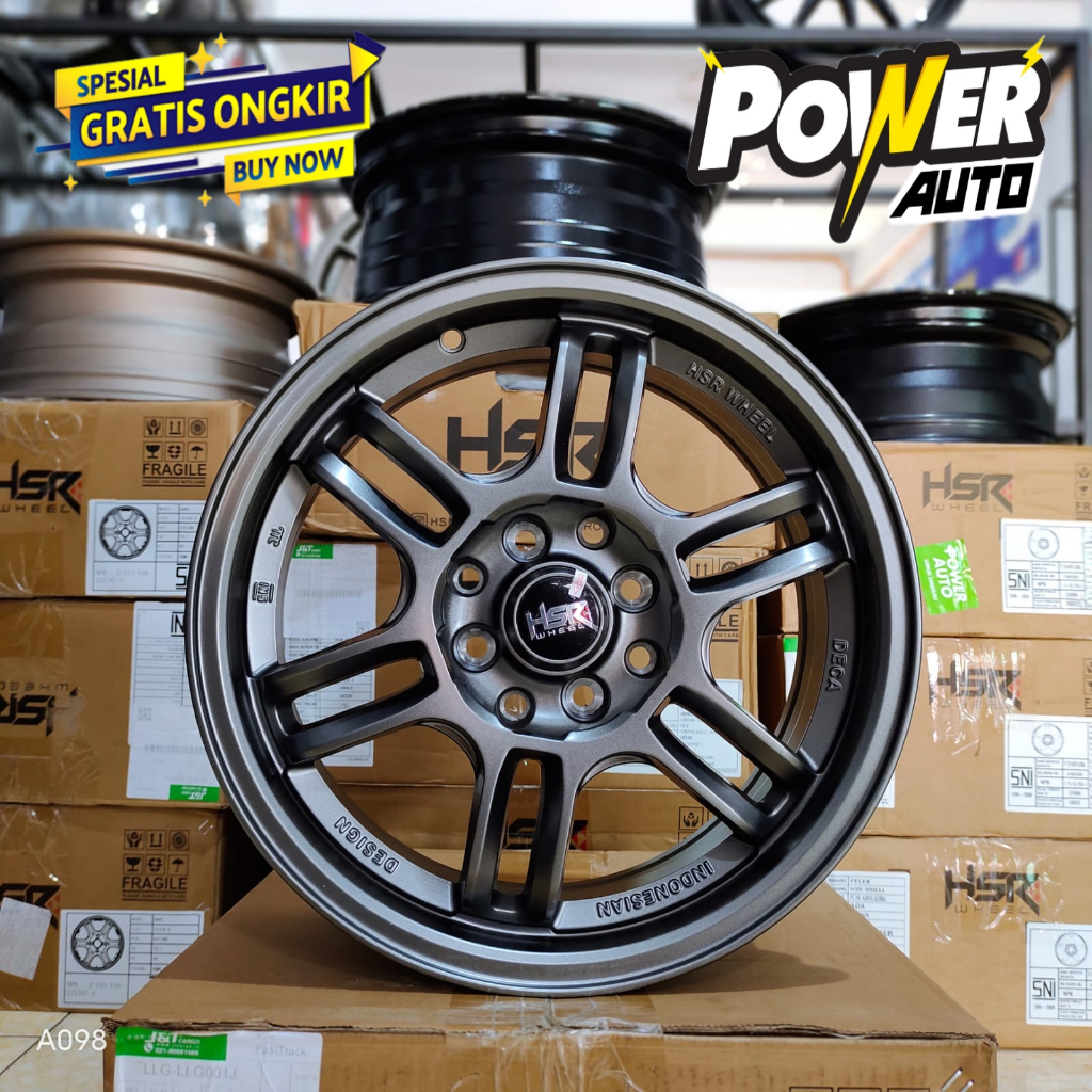 Jual velg mobil racing HSR tipe AERI ring 15 untuk Avanza Xenia Brio | Shopee Indonesia