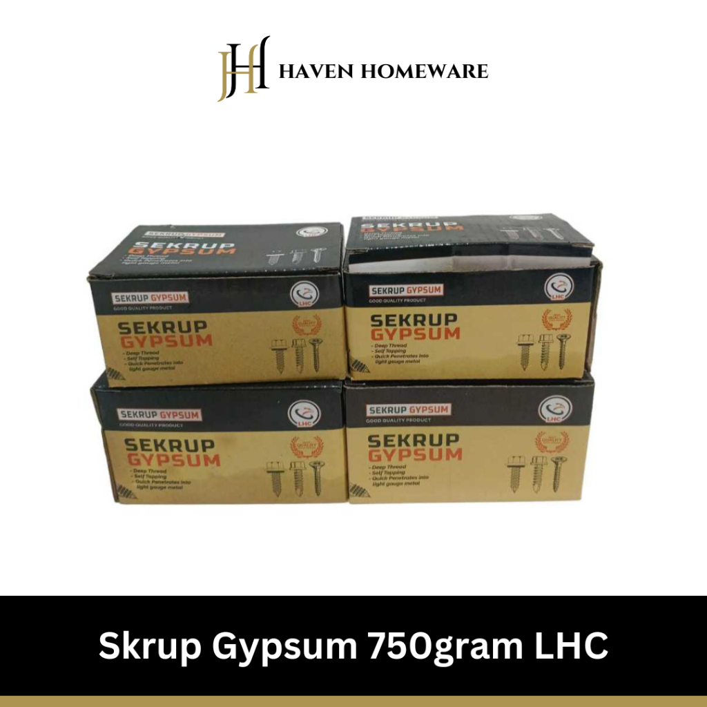 Jual skrup gypsum / sekrup gypsum LHC uk. 6x1inch 6X1 1/4" 6x1 1/2" 6X2 ...