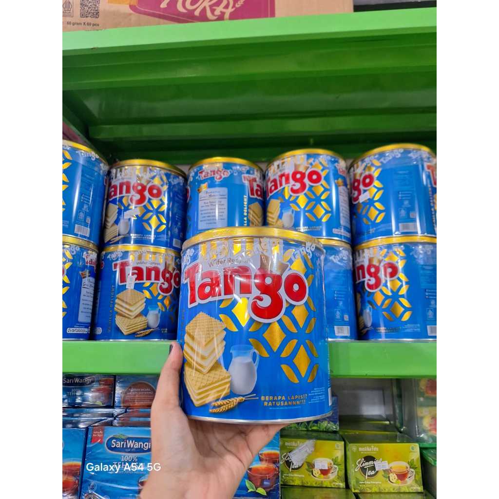 Jual Cod / Tango wafer 290 gram 1 dus isi 6 kaleng / Tango wafer coklat ...