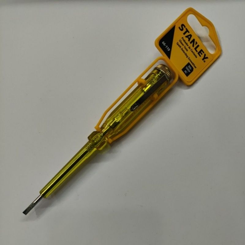 Jual STANLEY 66-119 Obeng Listrik Minus Tespen Test Pen 100V-500VAC ...