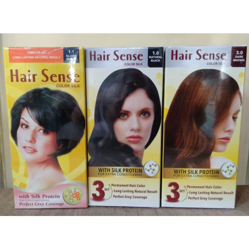Jual Hair Sense Color Silk (Toning/Pewarna Rambut) 30ml +30ml | Shopee ...