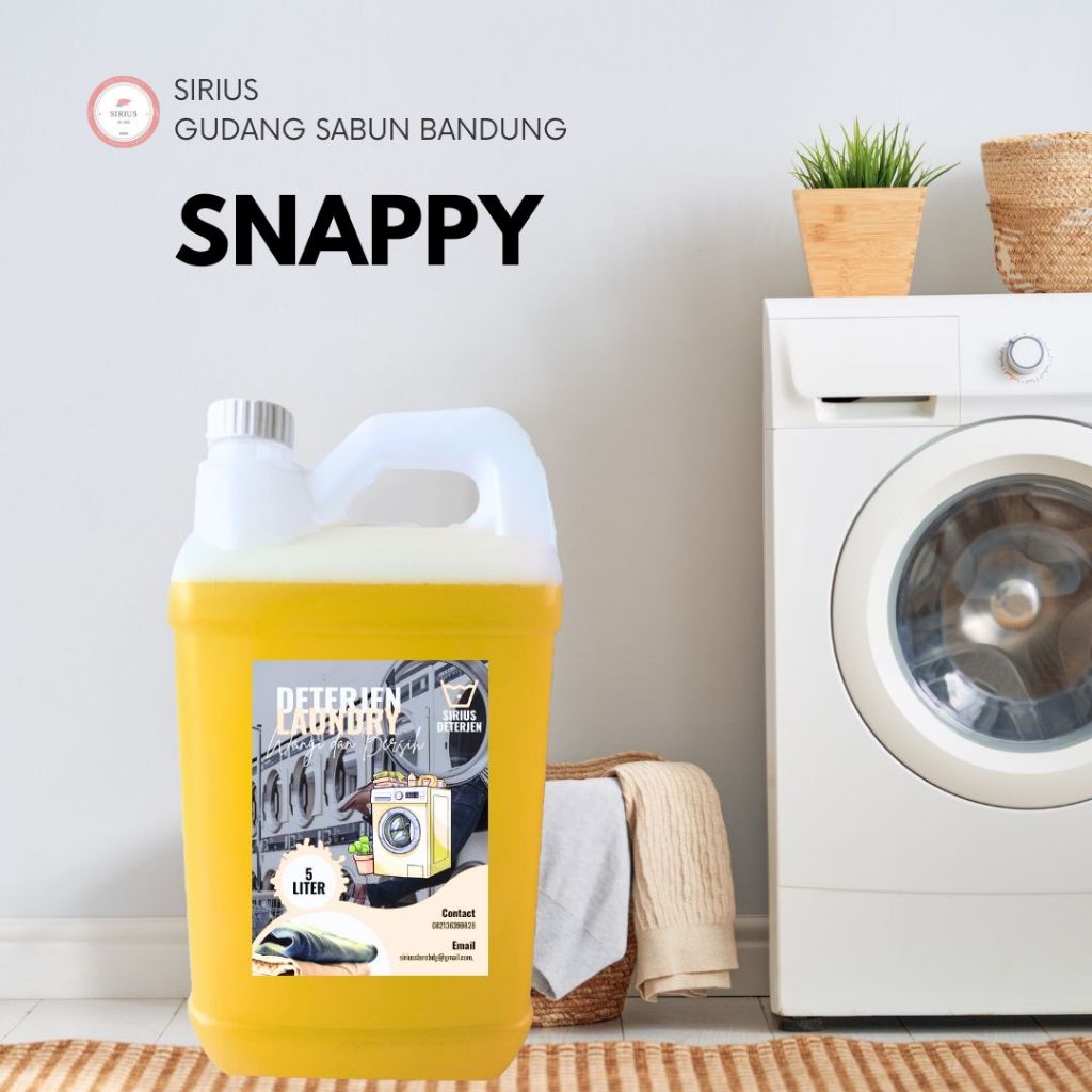 Jual Deterjen Cair Sirius 5 Liter - Detergent Cair, Detergen Laundry ...