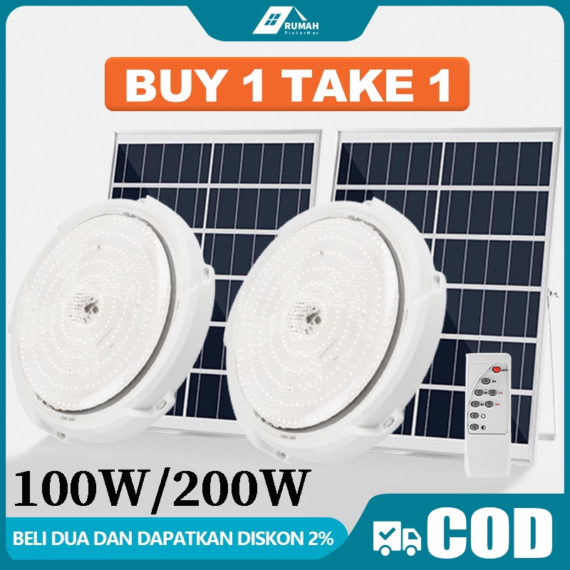 Jual Solar Ceiling Lampu Lampu Solar Cell Lampu Langit-langit Tenaga ...