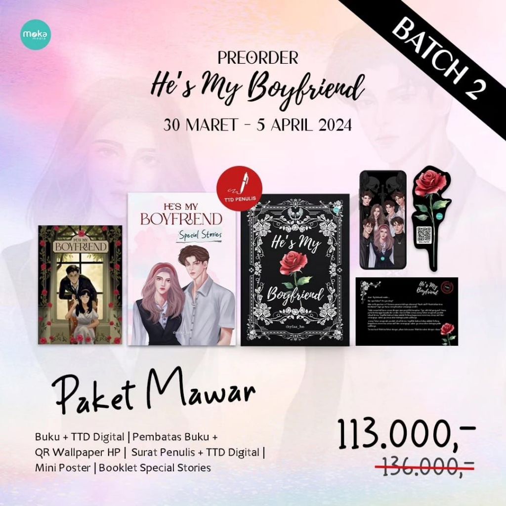 Jual Novel He's My Boyfriend By Thyfaa_hn | Shopee Indonesia