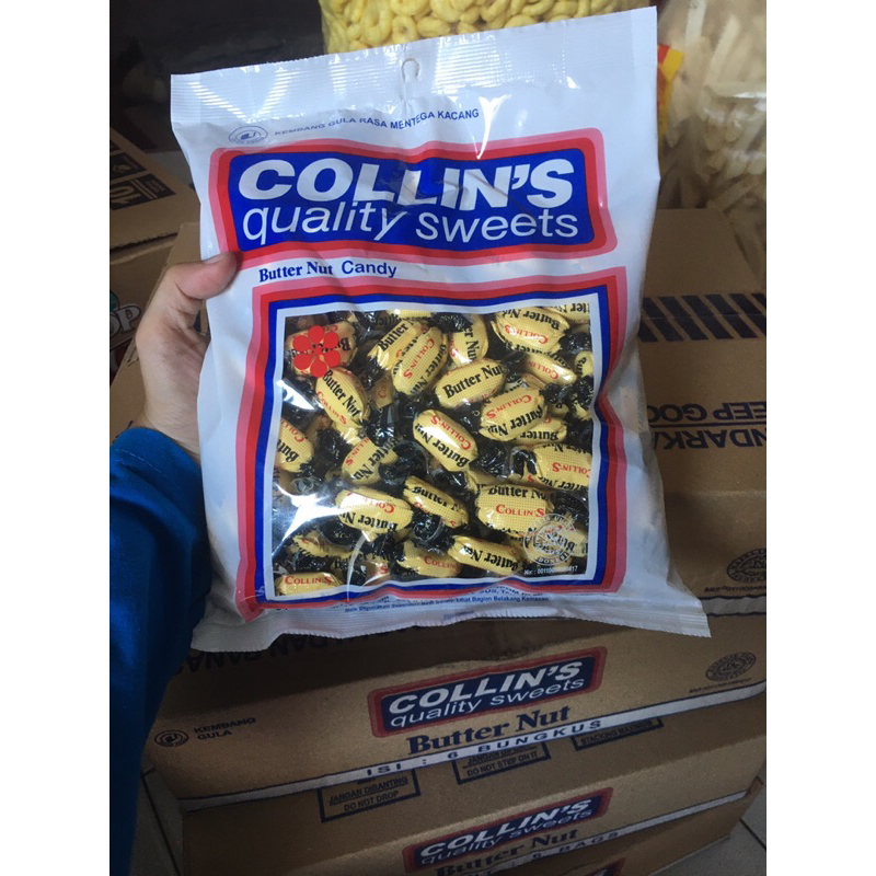 Jual PERMEN COLLINS BUTTER NUT 144 BUTIR | Shopee Indonesia