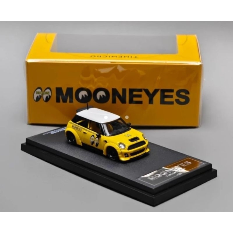 Jual Time Micro Mini Cooper Mooneyes Yellow | Shopee Indonesia