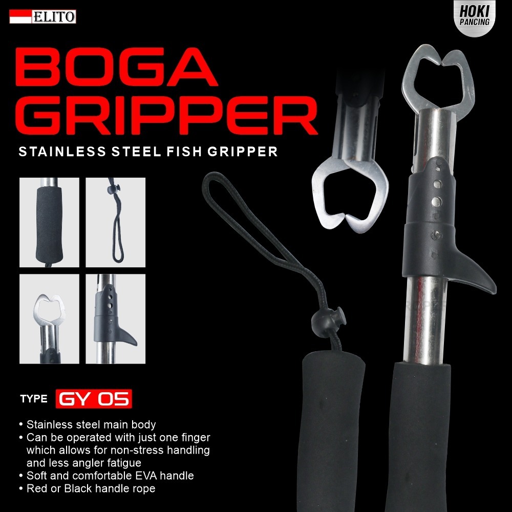 Jual Boga Grip Elito Capit Mulut Ikan Pancingan Lip Grip Fishing Grip ...