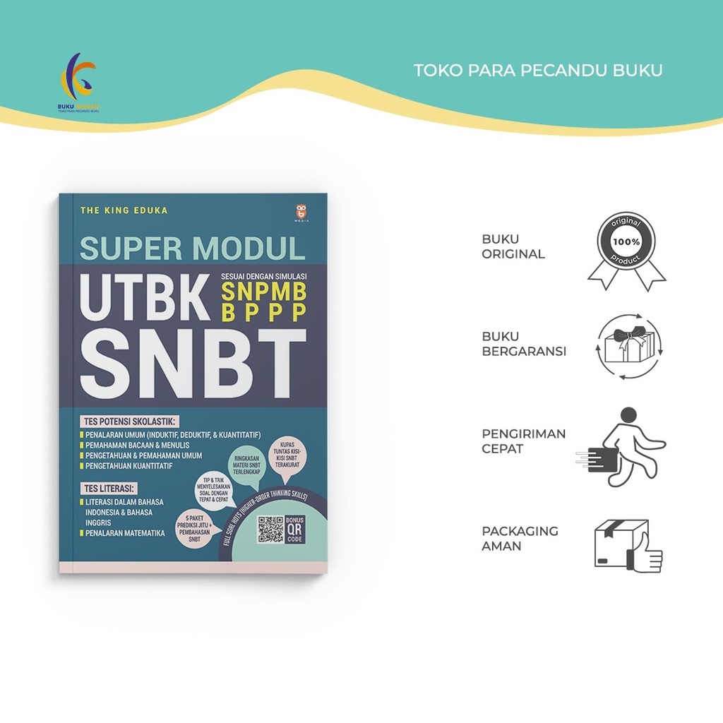Jual Buku UTBK - Super Modul UTBK SNBT - The King Eduka - Bmedia ...