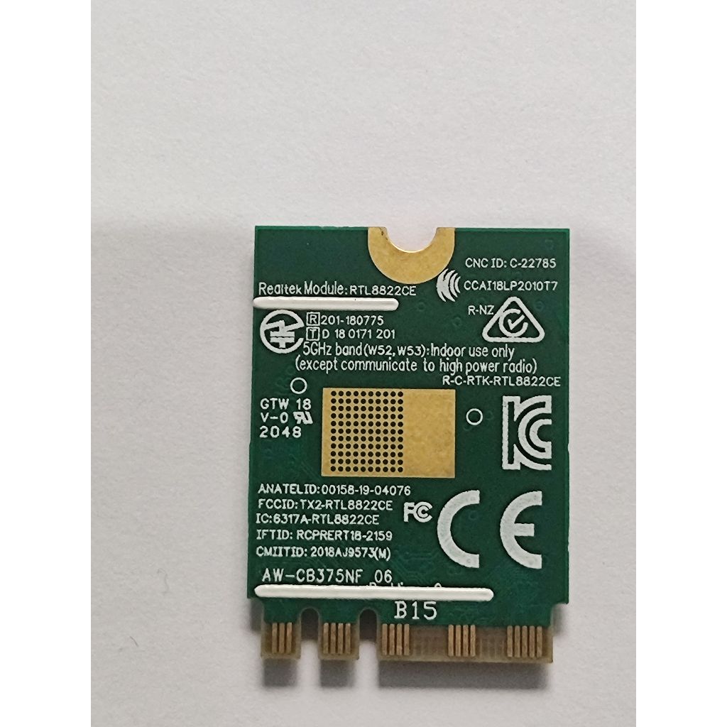 Jual Realtek rtl8822ce wifi card Wifi 5, Bluetooth 5.0 second normal ...