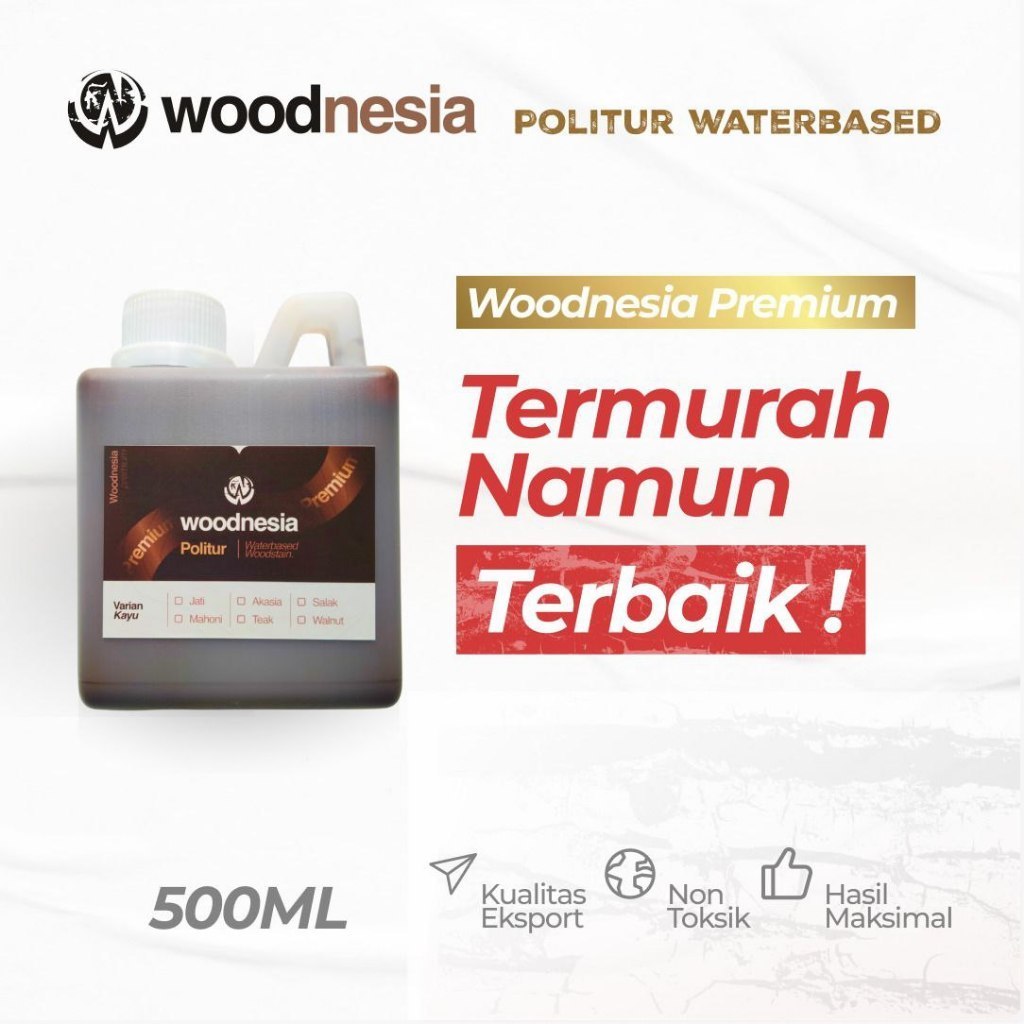 Jual Politur Plitur Water Based Kayu Jati dan Kayu Mahoni Walnut ...
