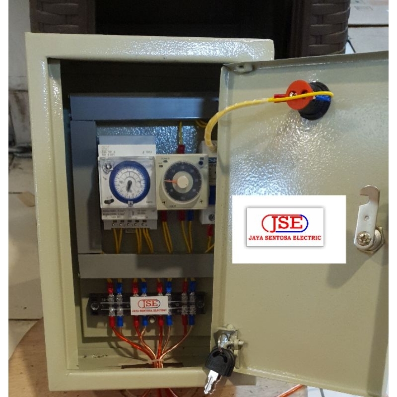 Jual Panel Box otomatis Alarm oprasional pabrik kantor sekolahan ...