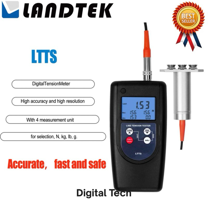 Jual LANDTEK LTTS Digital Wire Tension Meter Rope Tension Measuring 2K ...