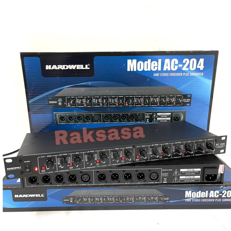Jual crossover hardwell AC204 ORYGINAL ac 204 stereo 4way PLUS ...