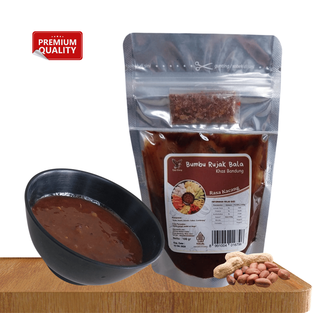 Jual Bumbu Rujak Bala ( Khas Bandung ) Rasa Kacang 100g | Shopee Indonesia