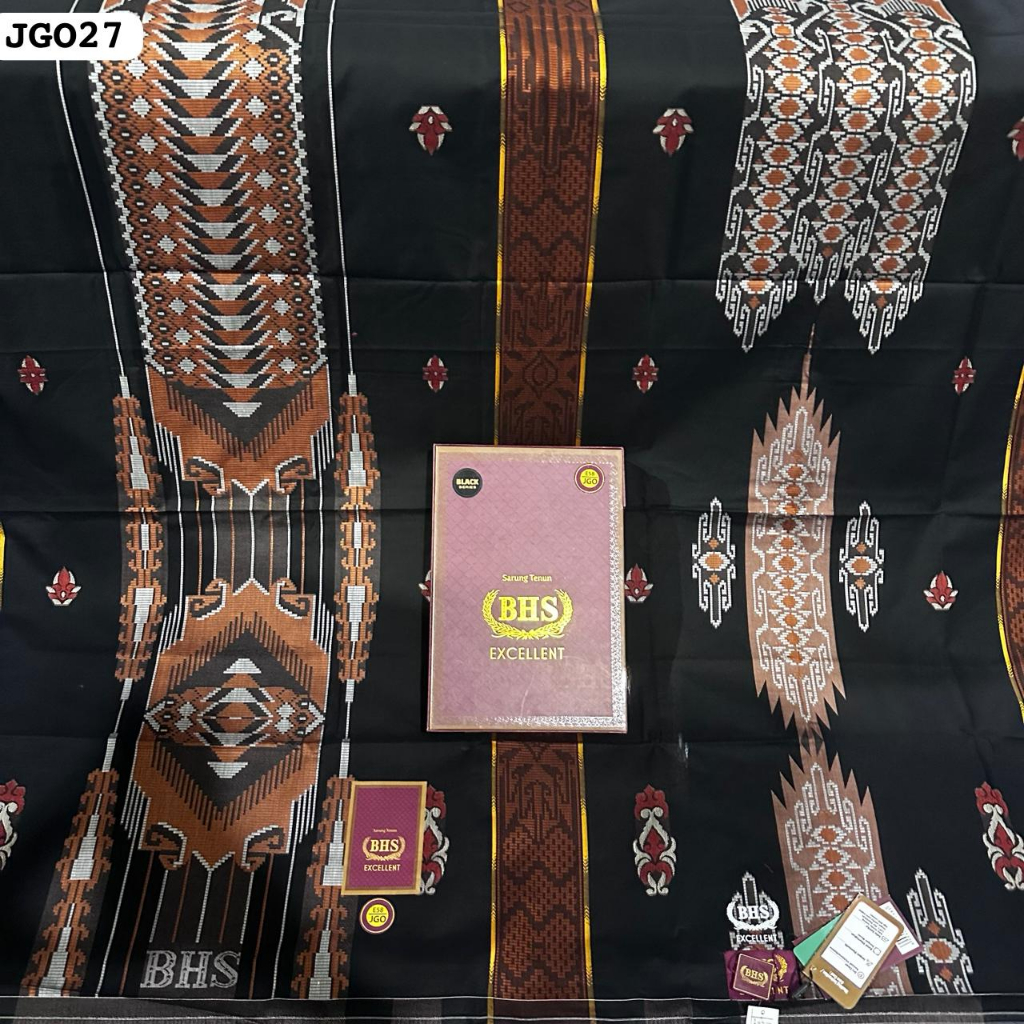 Jual Sarung BHS Excellent JACQUARD Gold Motif E58 JGO Original Full ...