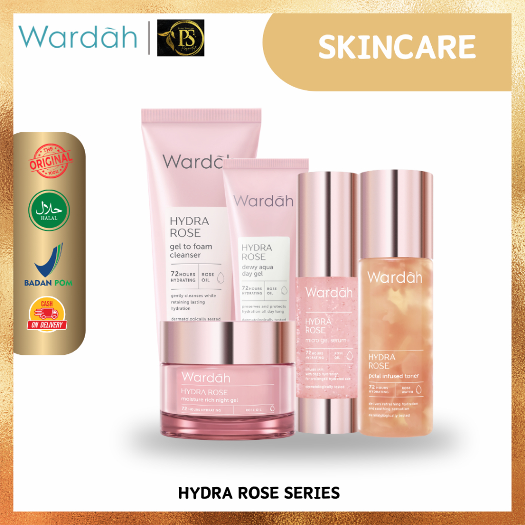 Jual WARDAH HYDRA ROSE SERIES l Wardah Hydrate & Nourish Your Skin ...