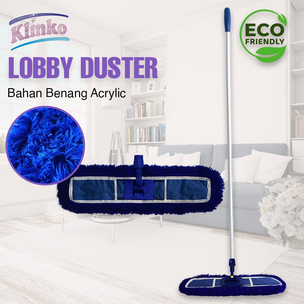 Jual Tchome Lobi Mop Lobby Duster Acrylic Pel Lantai Kantor 60 80 100cm ...
